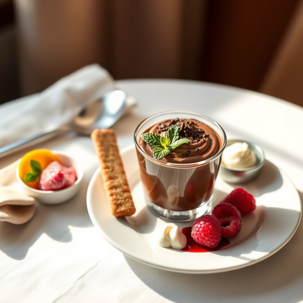 Quel accompagnement avec une mousse au chocolat