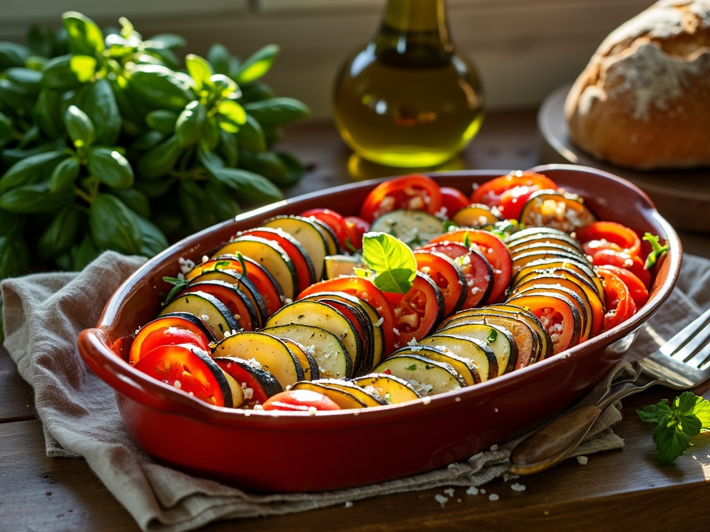 Tian de légumes à l'italienne : recette facile et savoureuse
