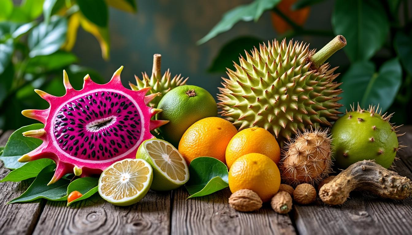 Fruit en D : liste complète des fruits rares et exotiques